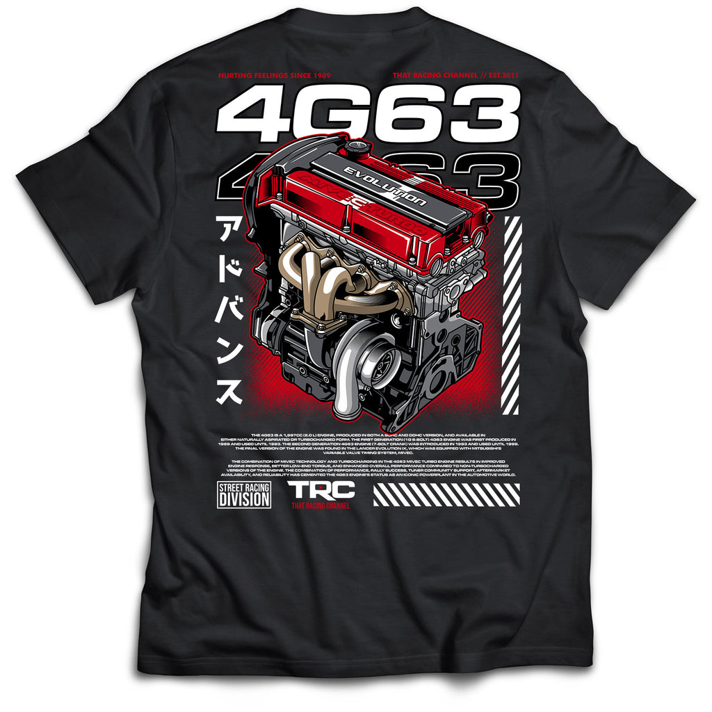 TRC 4G63 Engine - Premium T-Shirt – That Racing Channel