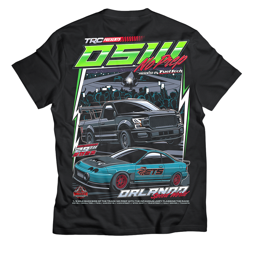 TRC x Sinister No Prep at OSW Official Event T-Shirt – That Racing Channel