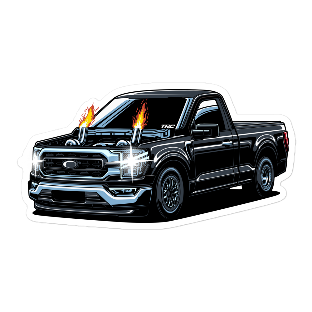TRC Black TT F150 Truck Sticker – That Racing Channel