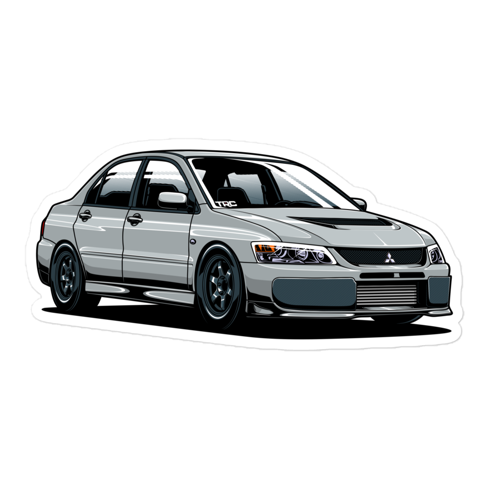 TRC Drag Evo VIII Sticker (300 Entries) – That Racing Channel