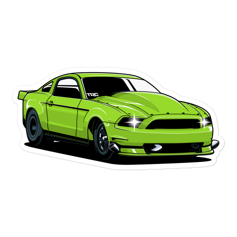 TRC Drag S197 Mustang Sticker (300 Entries) – That Racing Channel