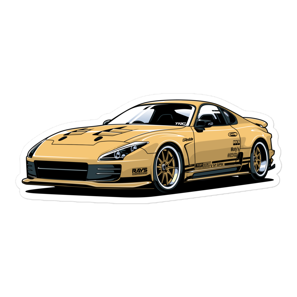 TRC Top Secret V12 Supra Sticker – That Racing Channel