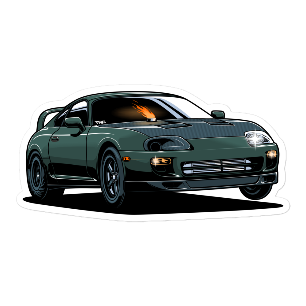 TRC Drag Mk4 Supra Sticker – That Racing Channel